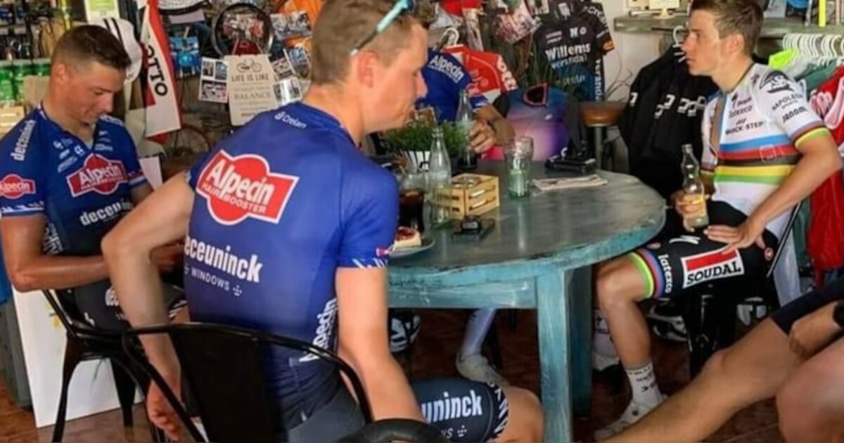 Kampioenen onder elkaar: Mathieu van der Poel en Remco Evenepoel maken ...