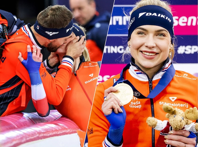 Gouden nagels, alles gewonnen en een dikke zoen van vriend Kjeld: dit ...