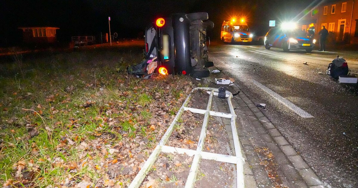 Ravage na ongeval in Helmond, automobiliste heeft engeltje op schouder ...