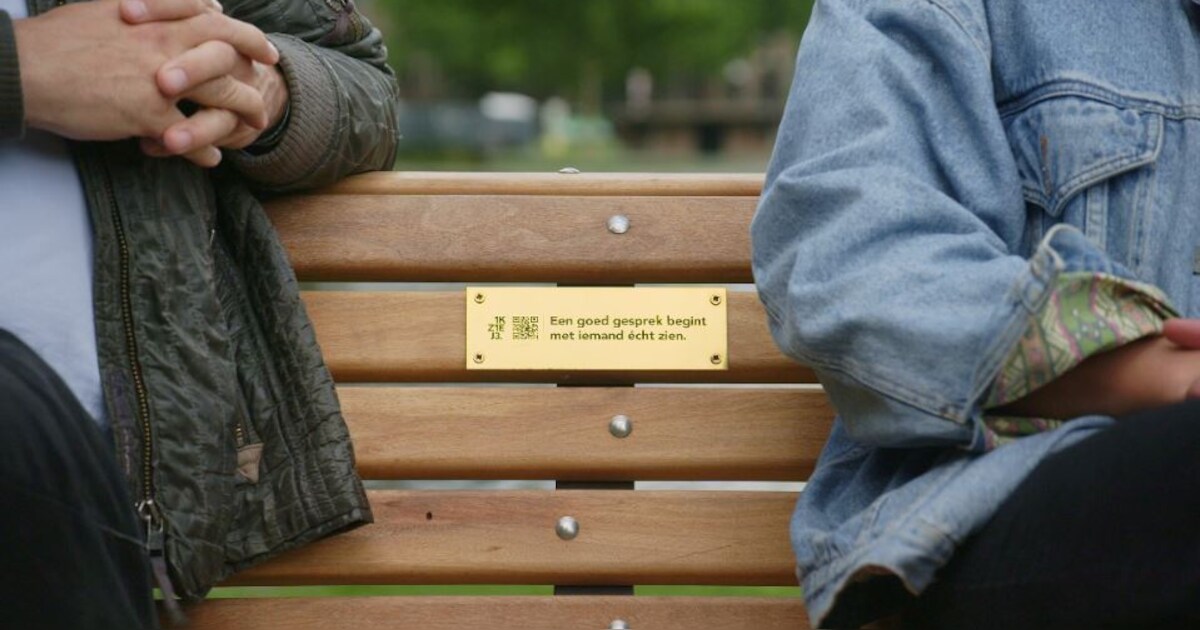Bankjes Breda krijgen metalen plaatje om taboe op zelfdoding ...