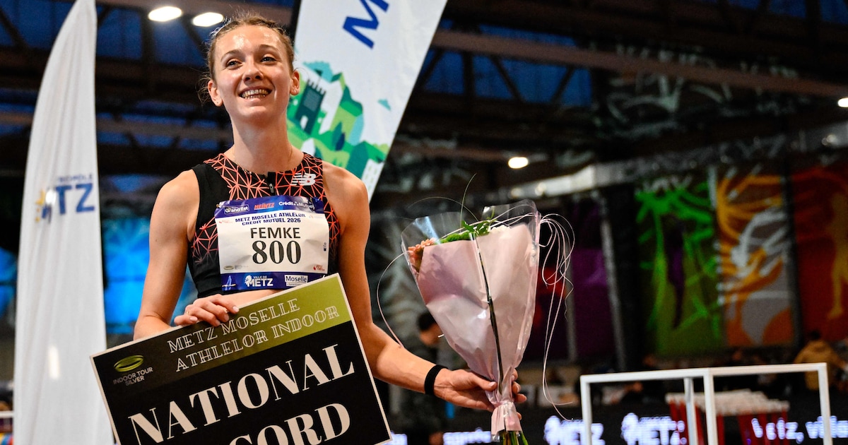 Femke Bol wint de eerste 800 meter uit haar carrière in nationaal ...
