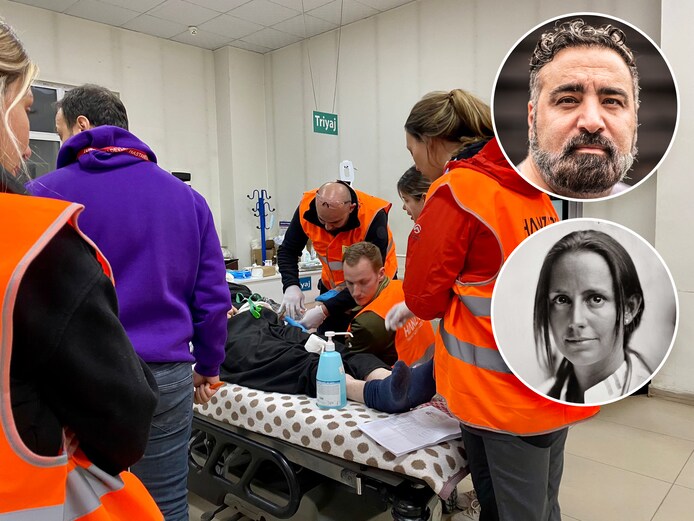 Sinan Can en CWZ-arts zien ‘diep verdriet’ in aardbevingsgebied ...