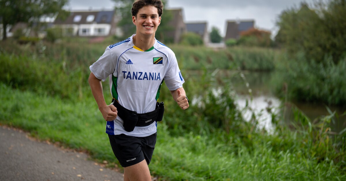 Tourette houdt Luca (18) niet tegen om de marathon te lopen: ‘Het is ...