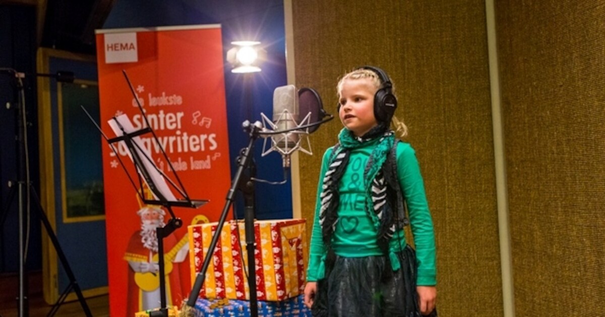 6-jarige Pleun uit Goirle is leukste 'sintersongwriter' van Nederland ...