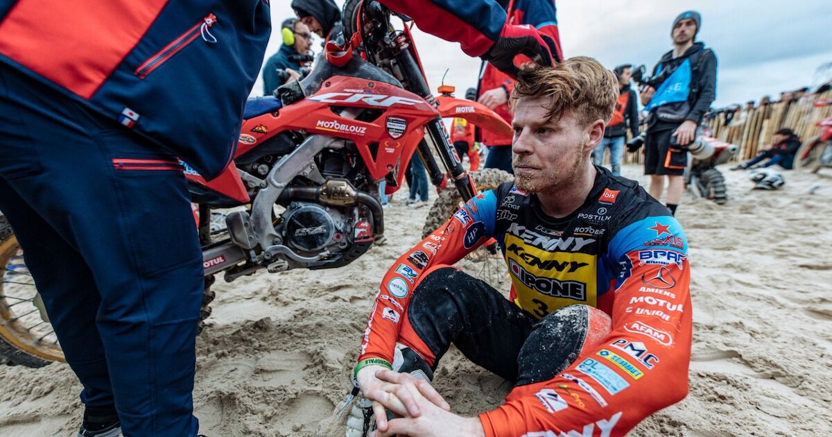 Veghelse racer ziet zegekansen op strand in rook op gaan: ‘Ben wel drie ...