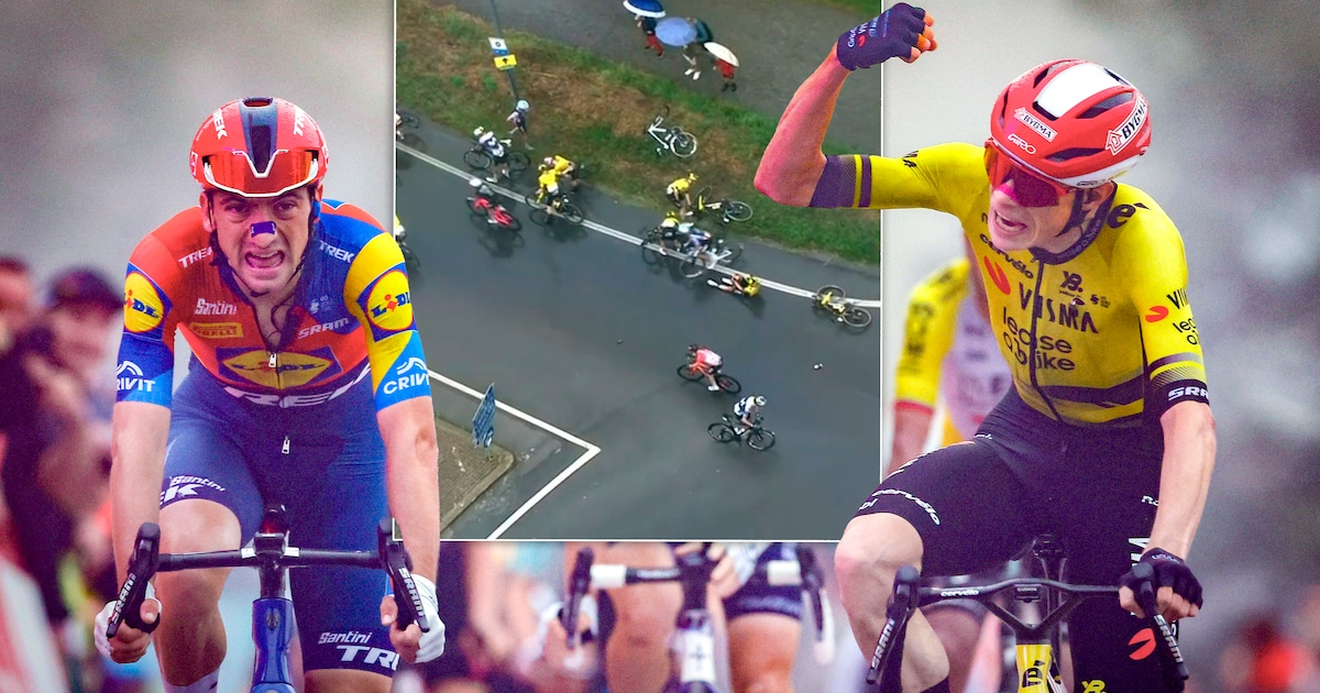 Jonas Vingegaard grijpt ondanks val de macht in Vuelta met knappe ...