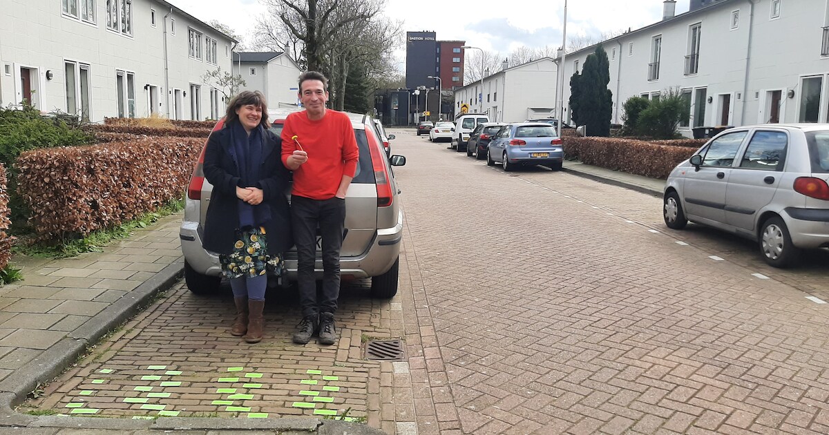 Jan Russ wil op iedere parkeerplaats in de stad gras laten groeien ...