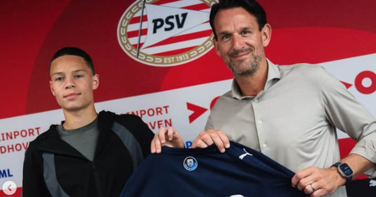 Dyran Stam, zoon van oud-prof, tekent eerste contract bij PSV | Eindhoven | bd.nl