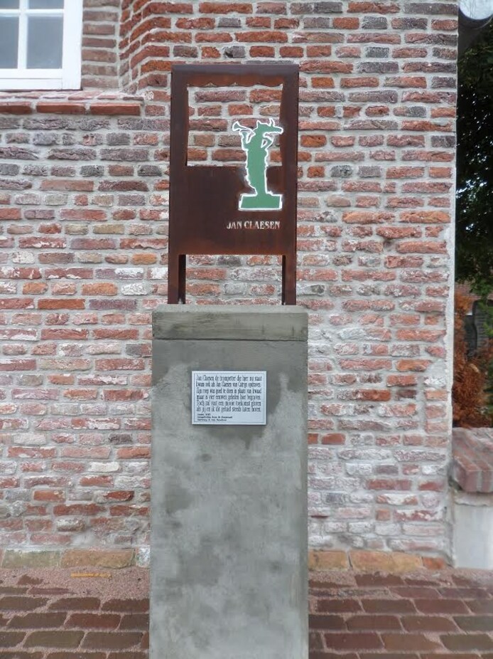 Ook Andel heeft nu een beeldje van Jan Claesen | Woudrichem | bd.nl