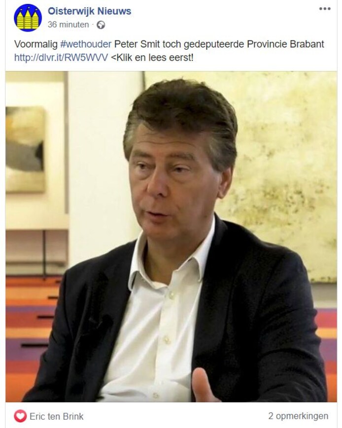 ‘Geweldig’ dat Peter Smit voor Forum naar Brabant gaat, vindt zijn ...