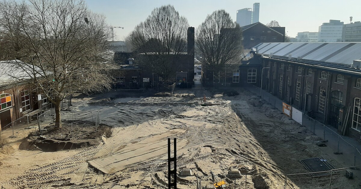 Aanleg binnentuin Spoorzone is vertraagd | Tilburg | BD.nl