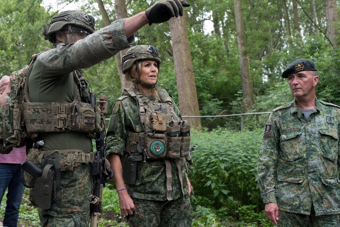 Koningin Máxima laat zich van haar stoerste kant zien in Den Bosch bij ...