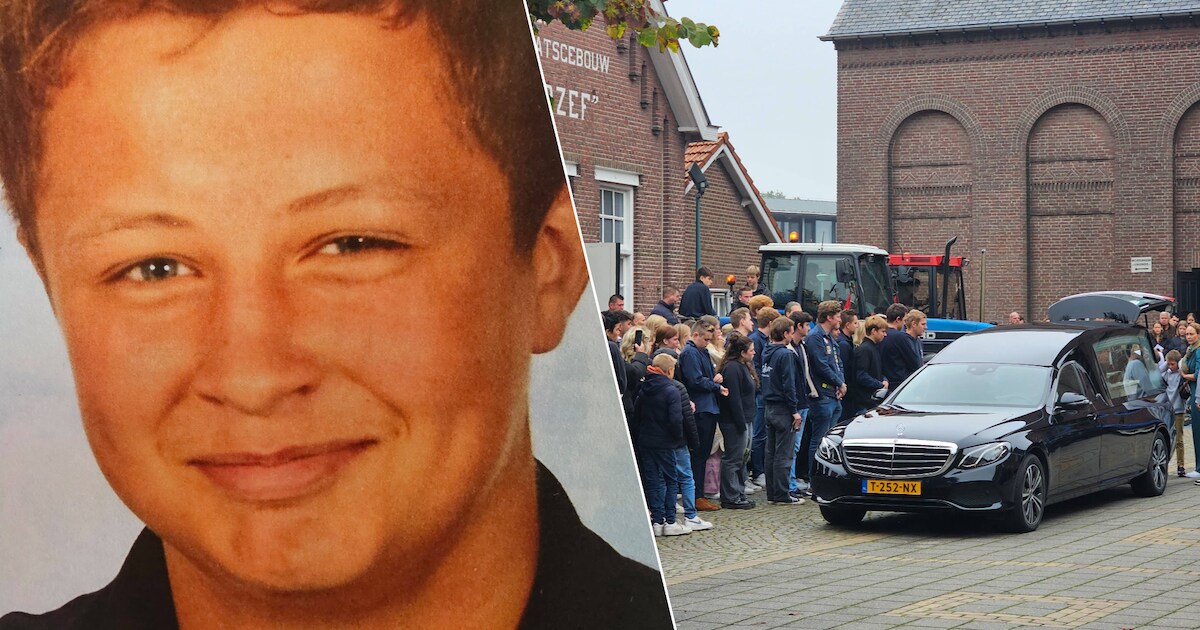 Tractors en brommers begeleiden Dylan Elias (15) naar laatste ...