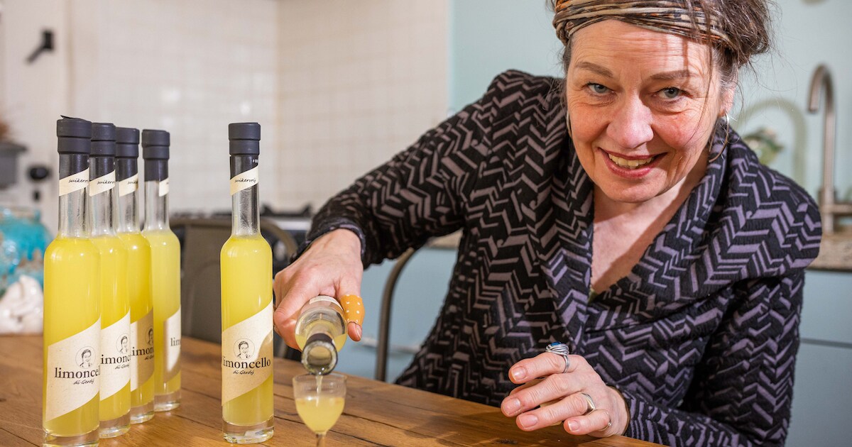 Gerdy is dol op limoncello, maar heeft diabetes; Daarom brouwde ze een ...