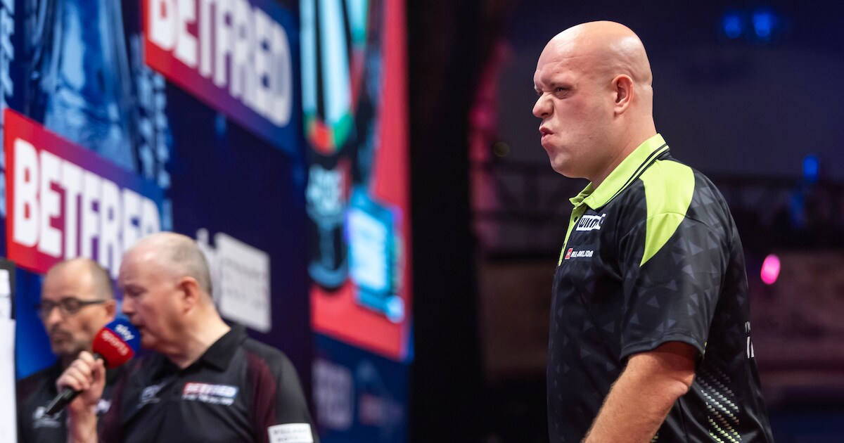 Na grote masterclass verliest Michael van Gerwen eerstvolgende ...