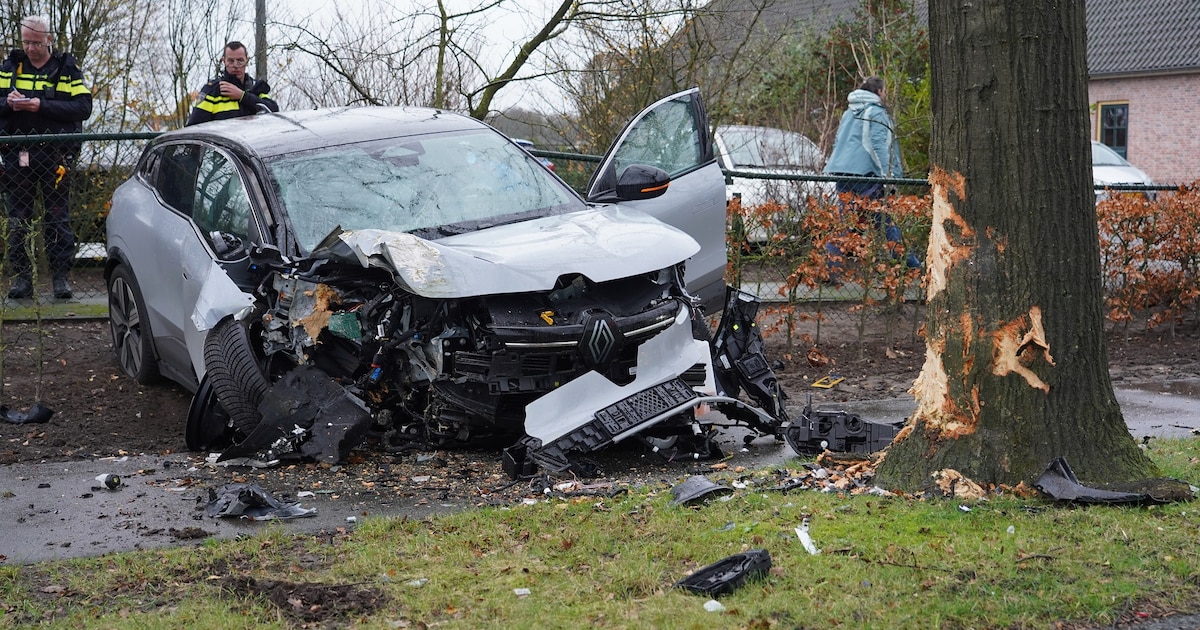 Automobilist gewond naar het ziekenhuis na harde botsing met boom in Gilze | 112 nieuws Gilze en ...