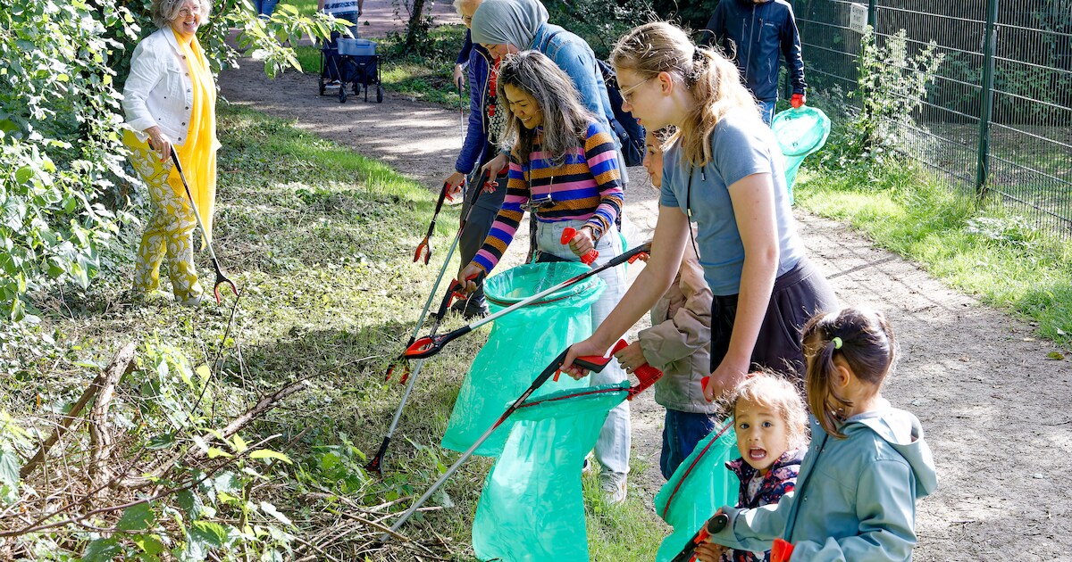 Samen zwerfvuil rapen in Schijndel: ‘In een schone omgeving leef je met ...