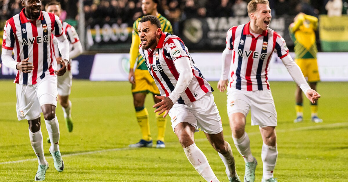 Zo verliepen de laatste vijf uitduels van Willem II op bezoek bij ADO ...