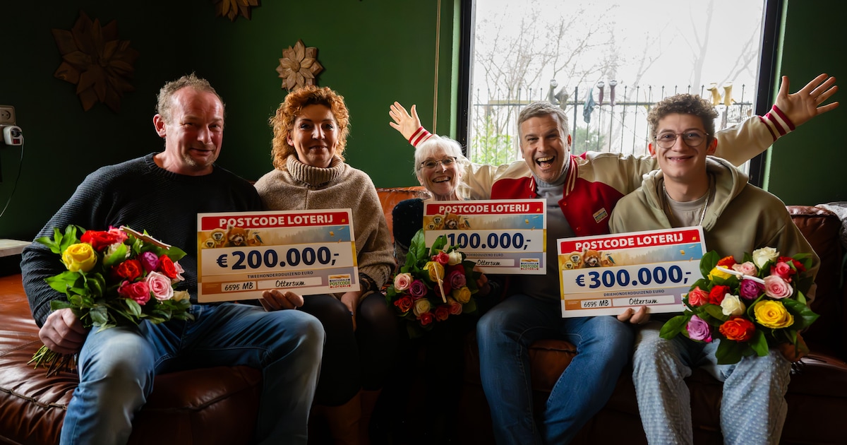 Oma, moeder en zoon winnen alle drie tonnen bij Postcode Loterij ...
