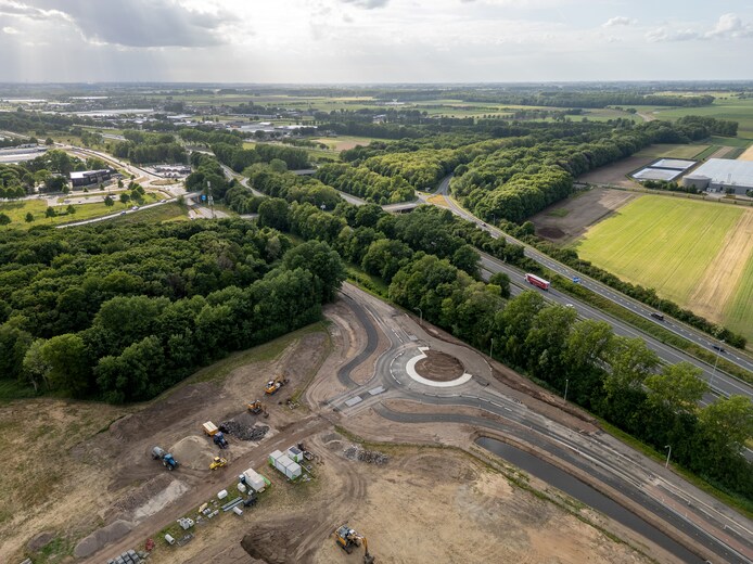 Van nieuwe rotonde bij Drunen kun je genieten: ‘Mooi om dit in de ...