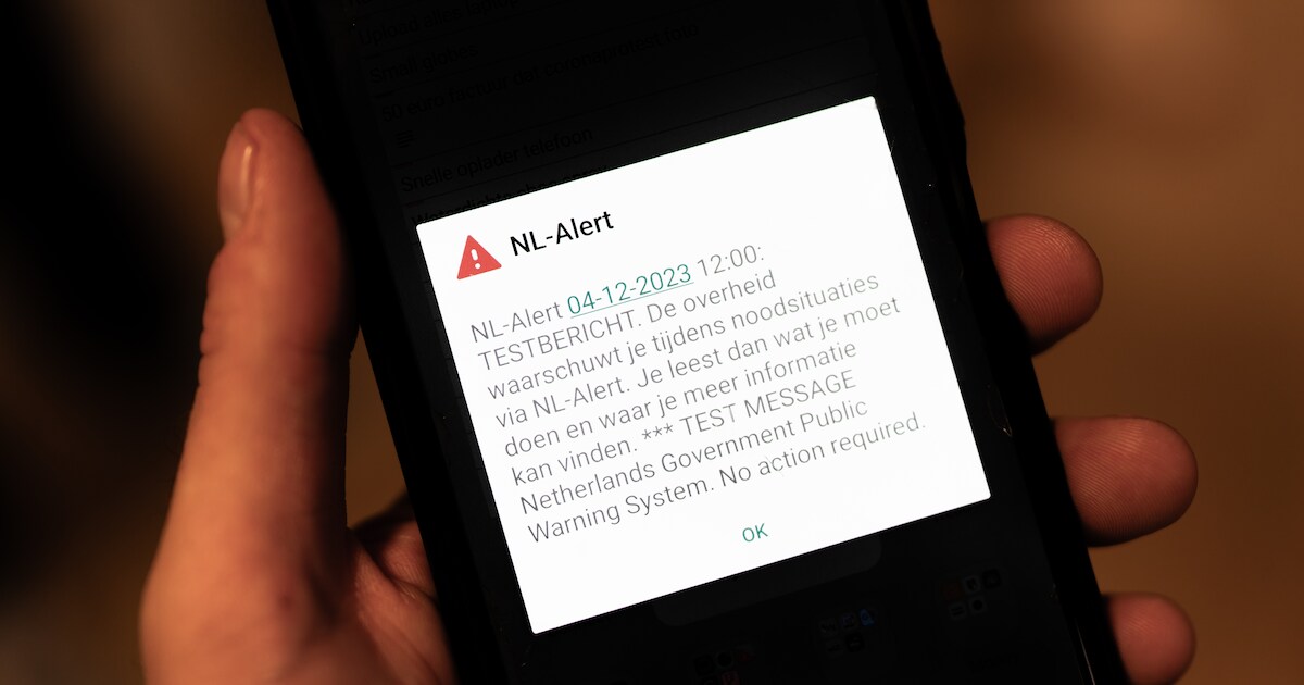 Mening | Waarom niet eerst waarschuwen voor een NL-Alert testbericht ...