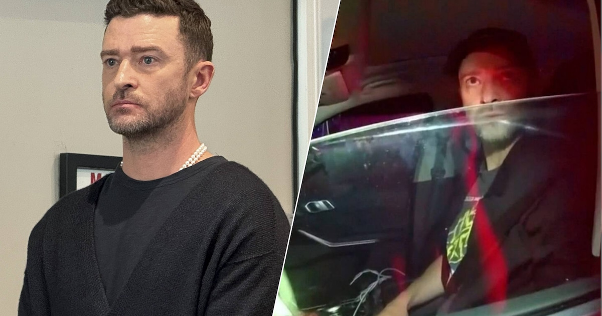 Beelden van arrestatie Justin Timberlake vrijgege­ven: zanger komt ...