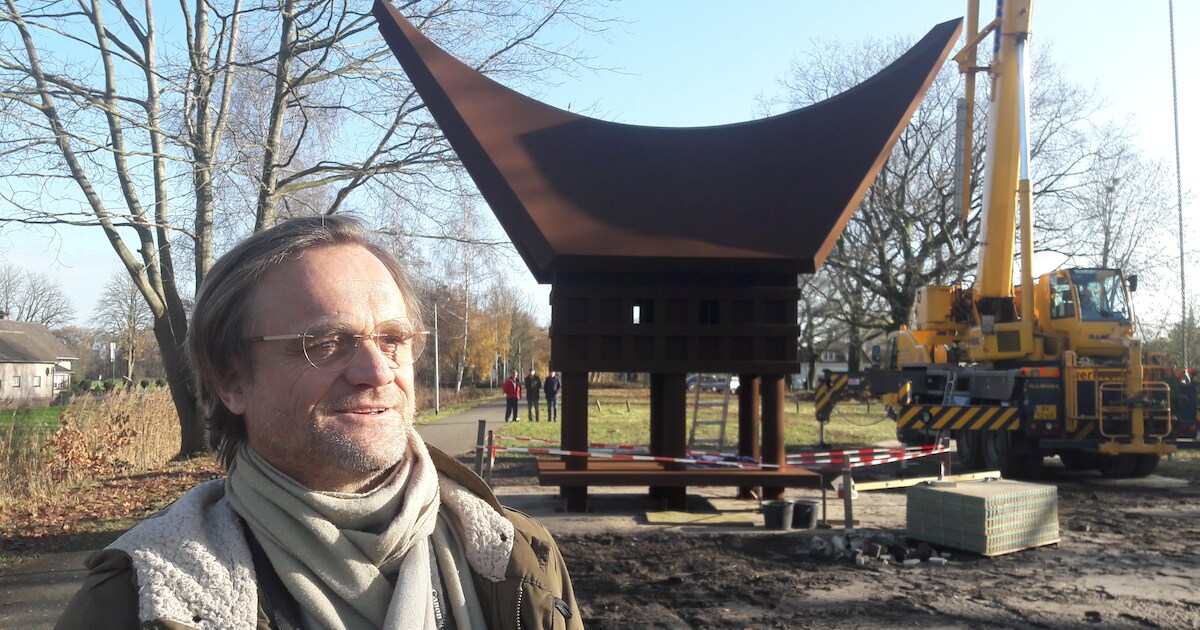 Kunstenaar breekt vijf ribben, maar dat kunstwerk langs de Halve ...