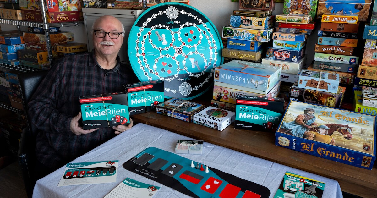 Toon (65) de bordspellenman bedenkt alwéér een spel: ‘Mensen vergeten ...