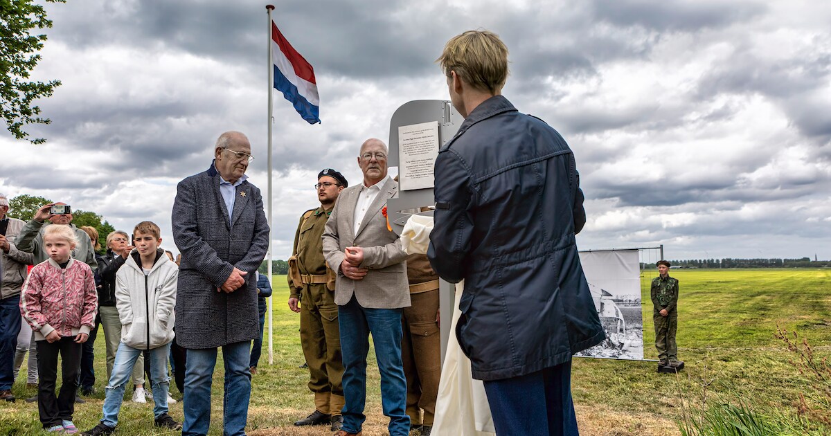 Gedenkteken voor vier jonge oorlogsslachtoffers in polder Den Hout ...