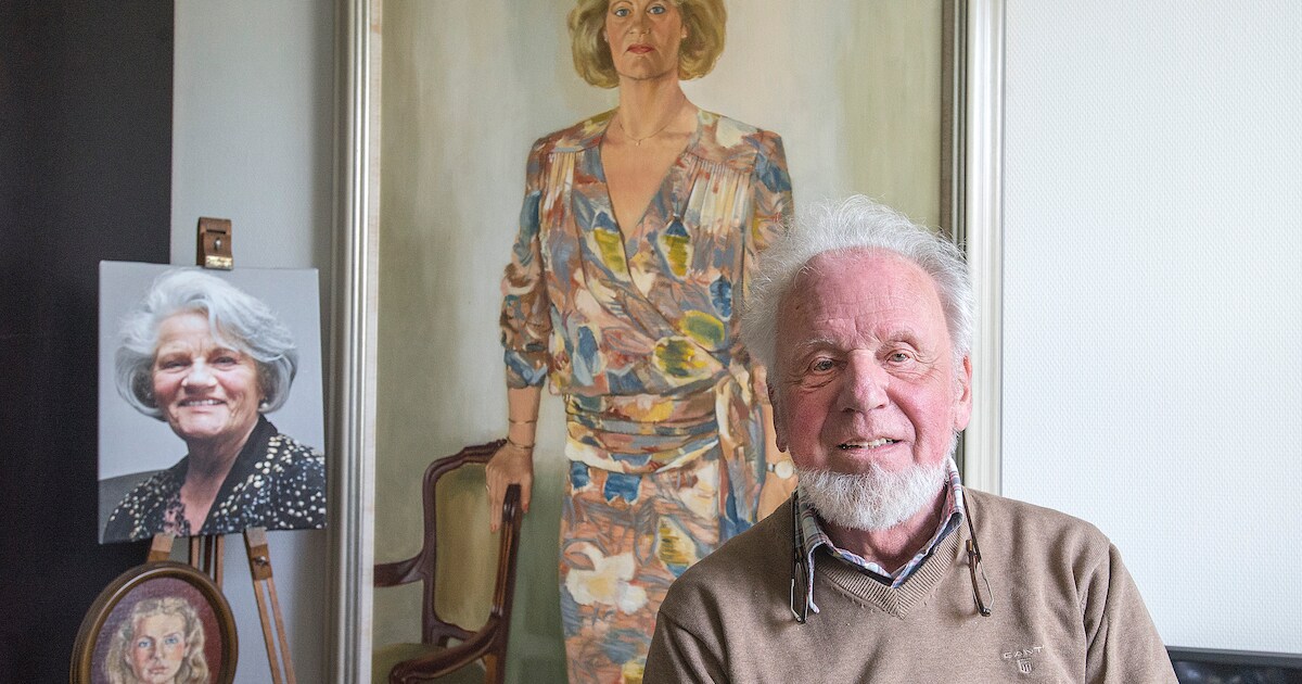Overzichtstentoonstelling van Osse schilder (90) Van Roessel bij K26 ...