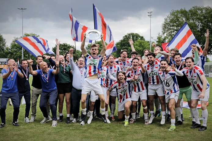 UDI’19 mag zich na overtuigende titel weer gaan opmaken voor de derde divisie: ‘Verdorie ja, we ...