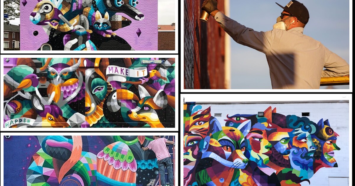 Udense Eelco reist met spuitbussen de wereld over: ‘Muurschilderingen ...