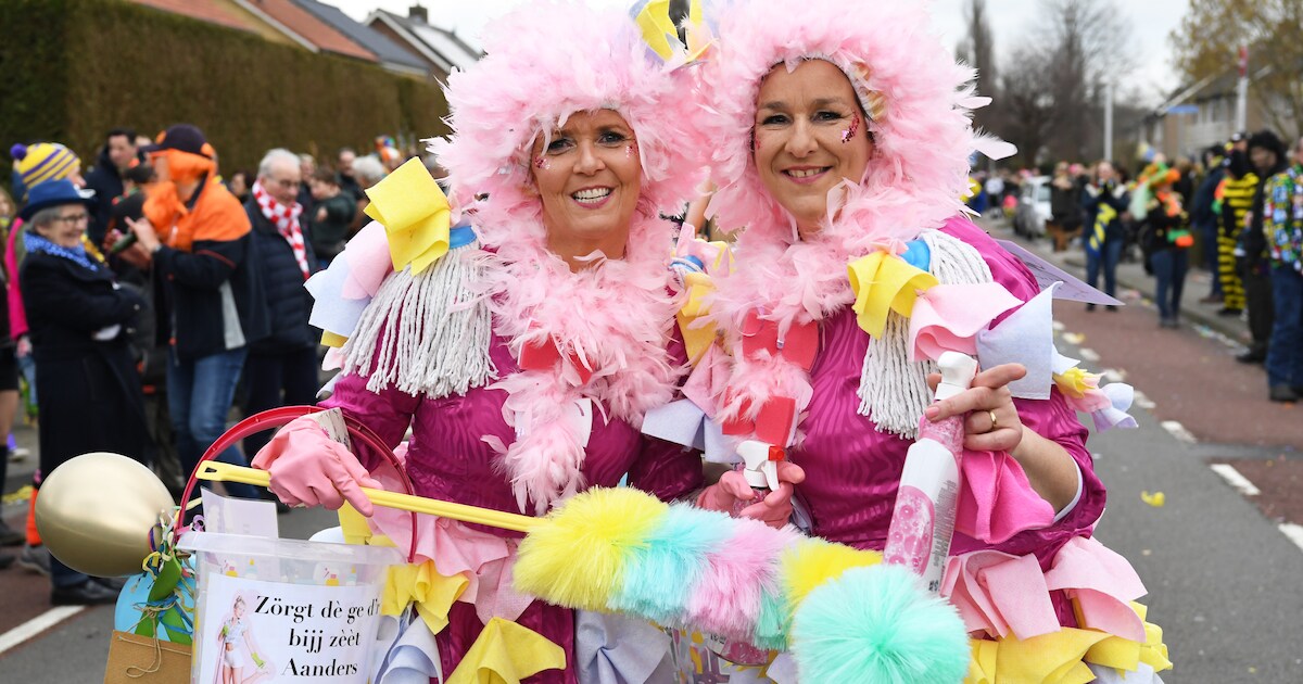 Ballefrutters zien even vrolijke als veelzijdige optocht aan zich ...