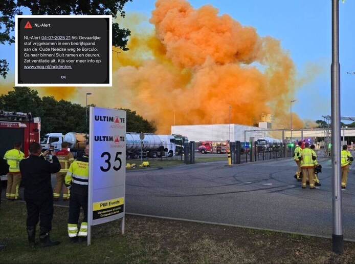 Ongeval met gevaarlijke stoffen nabij Campina-fabriek Borculo; explosie ...