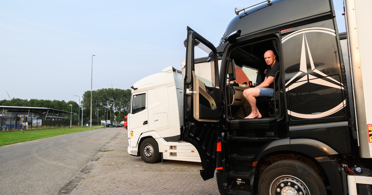 Een zalm uit de airfryer, terwijl de truck veilig op de parking staat ...