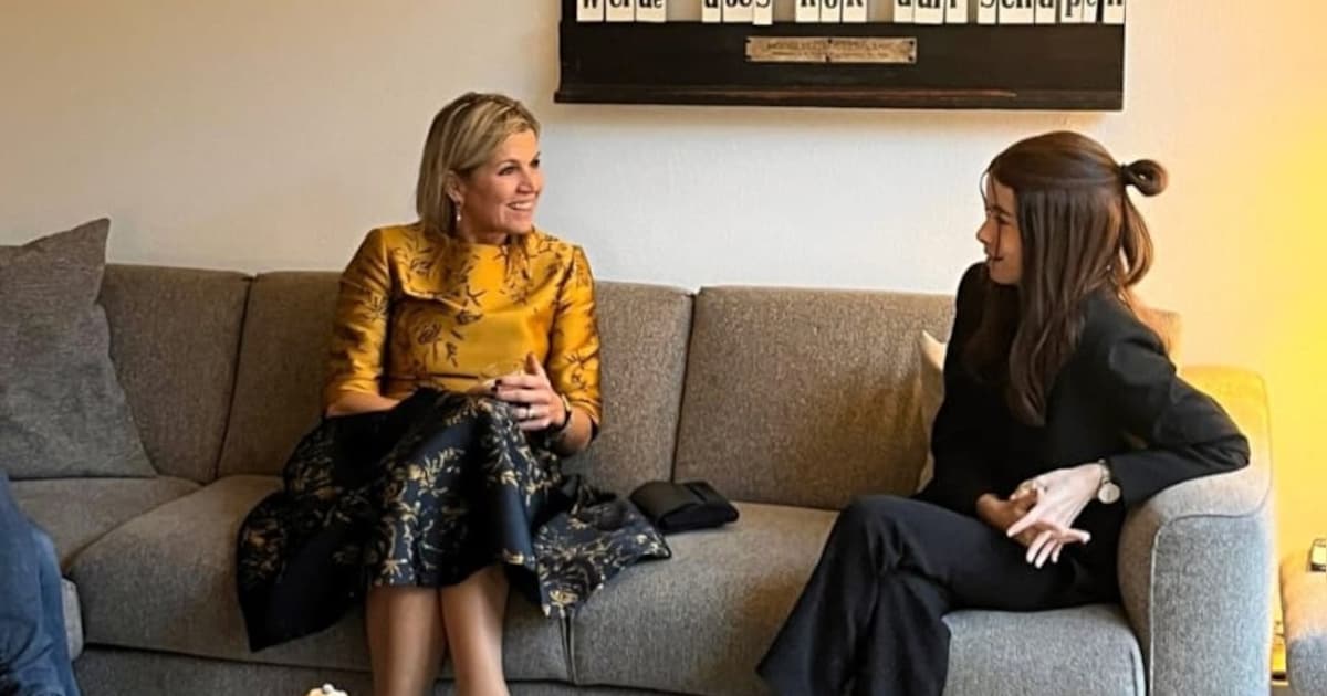 Uitbehan­del­de Jade (17) krijgt Koningin Máxima op bezoek: ‘Wat een ...