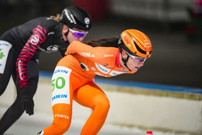 Marathonschaatsster Elsemieke van Maaren stopt in de bloei van haar leven: ‘Niet meer werken ...