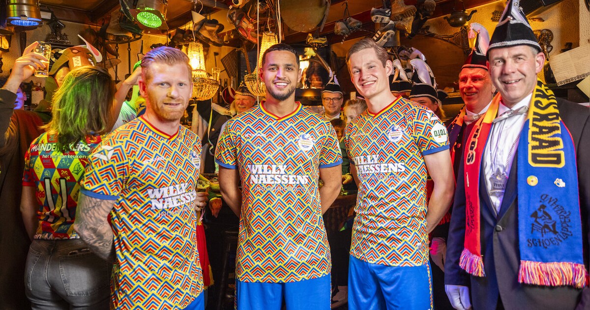 Hoe houdt RKC zijn feestshirt uniek? ‘Als carnaval niet in je genen zit ...
