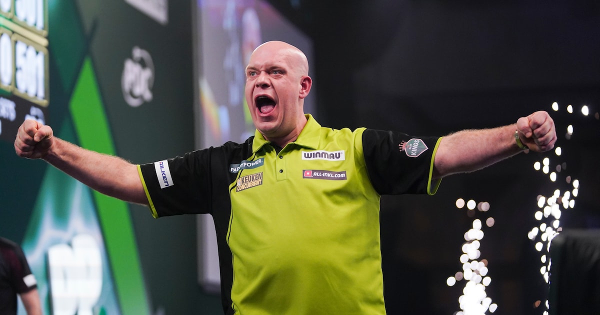 WK darts 2025 speelschema | Zo laat begint Michael van Gerwen vanavond ...