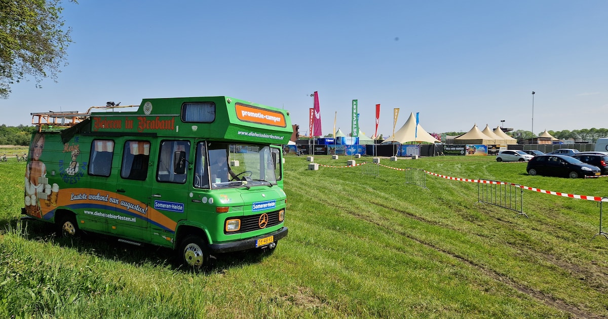 Promotiecamper van Die Heise Bierfesten gestolen: ‘Zo ermee rondrijden ...