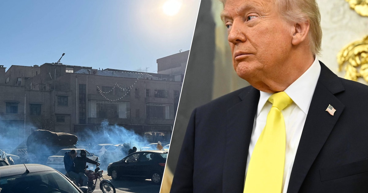 Trump zegt in actie te komen als Iran vreedzame demonstranten ...