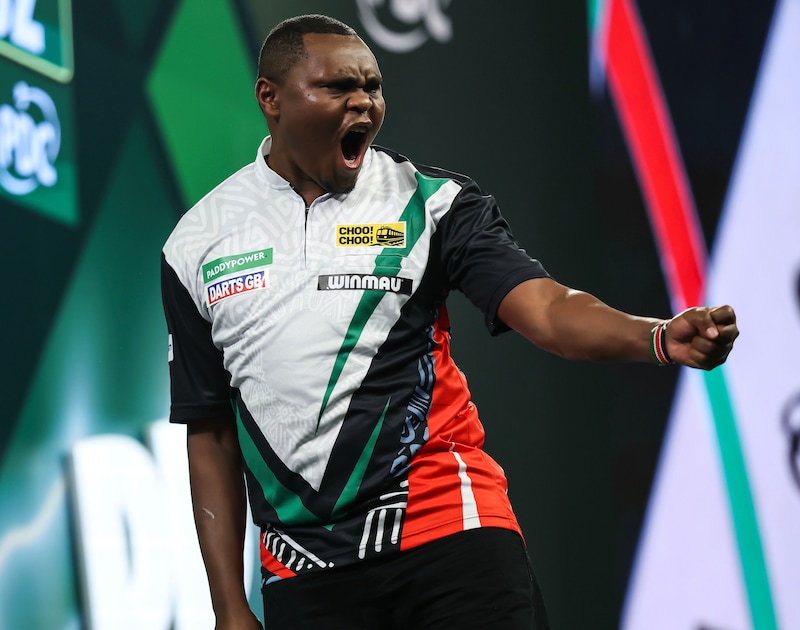 Ongekende sensatie op WK darts: Keniaanse debutant schakelt Belgische ...