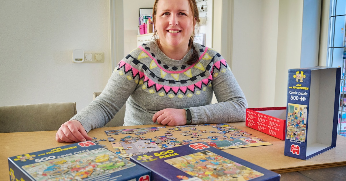 In 46 minuten 500 stukjes: Milou uit Veghel doet aan puzzelen op ...