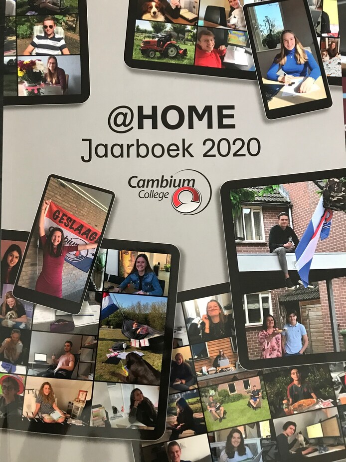Uniek jaarboek Cambium: geen schoolfoto's maar ‘thuisselfies ...