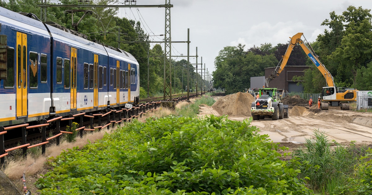 Huzarenstukje in Vught: bouw tijdelijk spoor zorgt voor hinder én ...