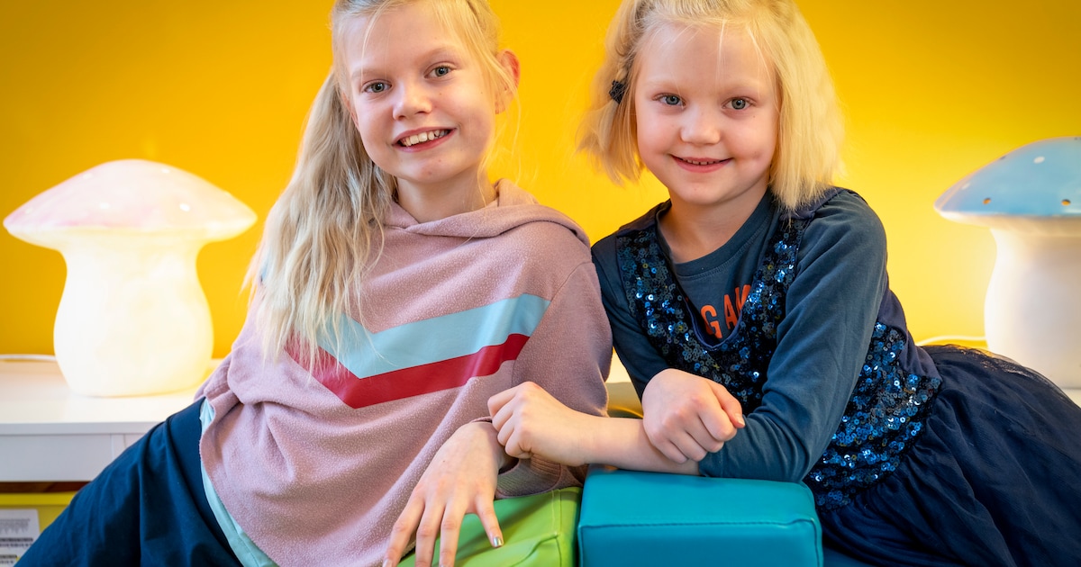 Mette (11) en Loeke (6) willen een ‘snoezelkamer’ voor hun zusje: ‘Hebe verdient het gewoon ...