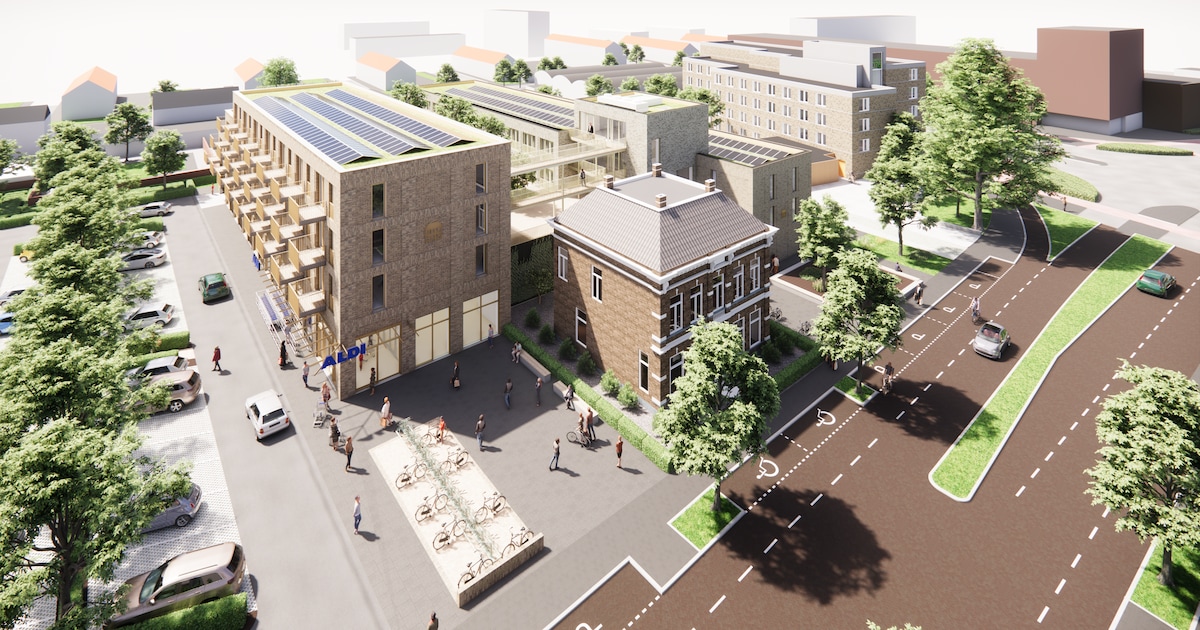 Hier komen 81 appartementen in Breda, en de Aldi keert ook weer terug ...