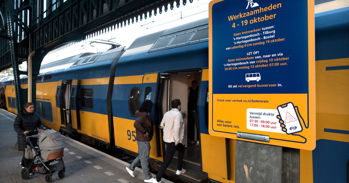 Wekenlang geen treinen tussen Den Bosch, Vught, Boxtel en Tilburg: zo ...