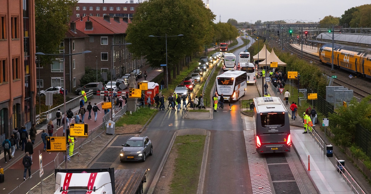 Vervangende NS-bussen tussen Tilburg en Den Bosch zorgen voor ...
