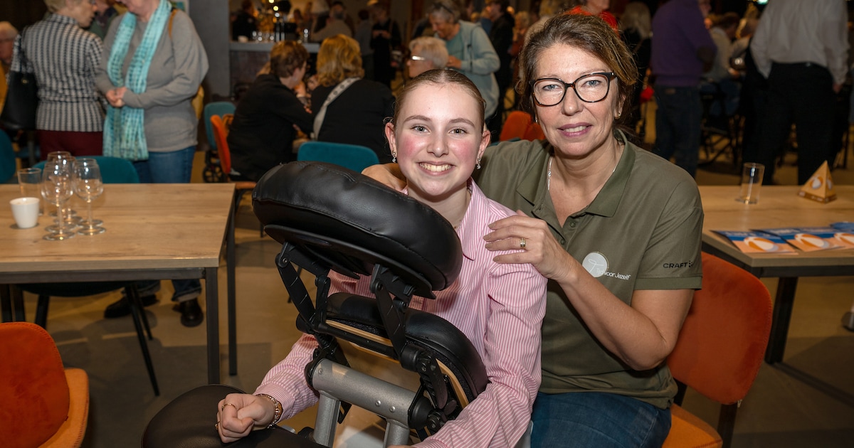 Guusje is met 12 jaar al een veteraan onder de vrijwilligers: massage ...